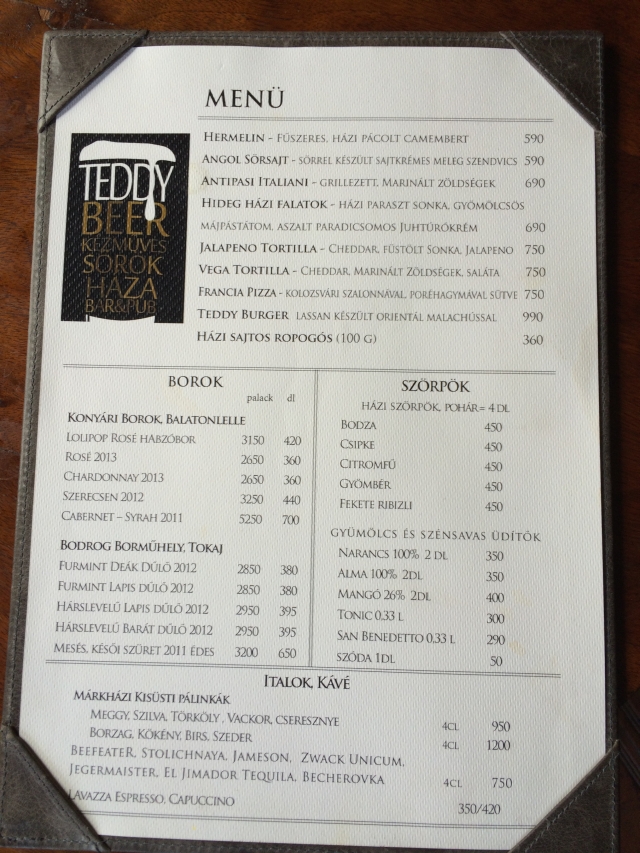 Teddy Beer, Szentendre - Burger Blog