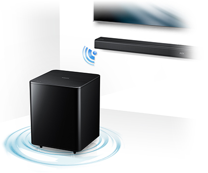 SAMSUNG HW-F450 Airtrack - Élet vezetékek nélkül - Colorcam