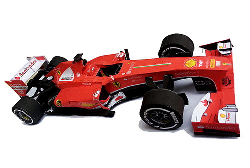 Ferrari F-138 - F1 Paper Models Online