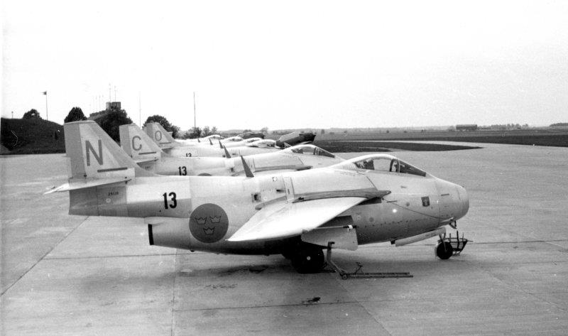 SAAB J 29 Tunnan I. rész - A Svéd Légierő