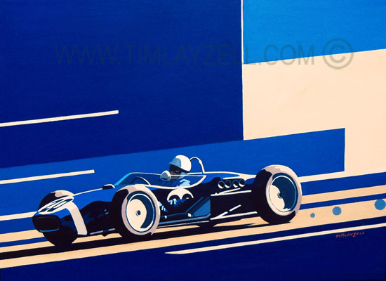 Autóőrület + pop art = Tim Layzell - Forma.Túra.Rally.