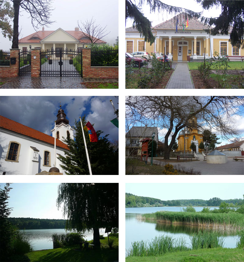 Eladó horgásztelek a Gombai tó partján egy panorámás másfél telken ...