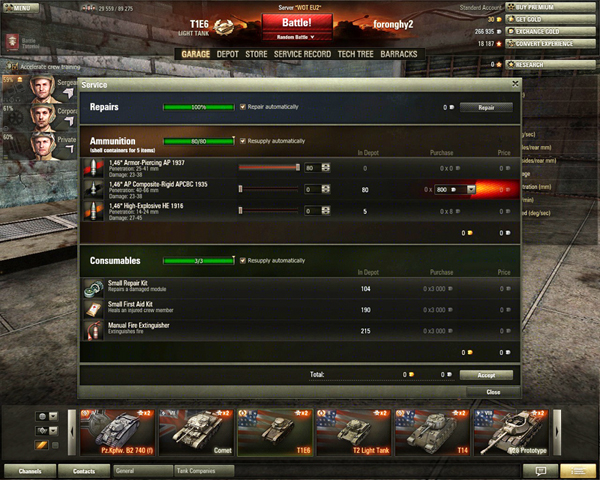 T1E6 Amerikai tier 2-es könnyű prémium tank - WoT prémium tankok