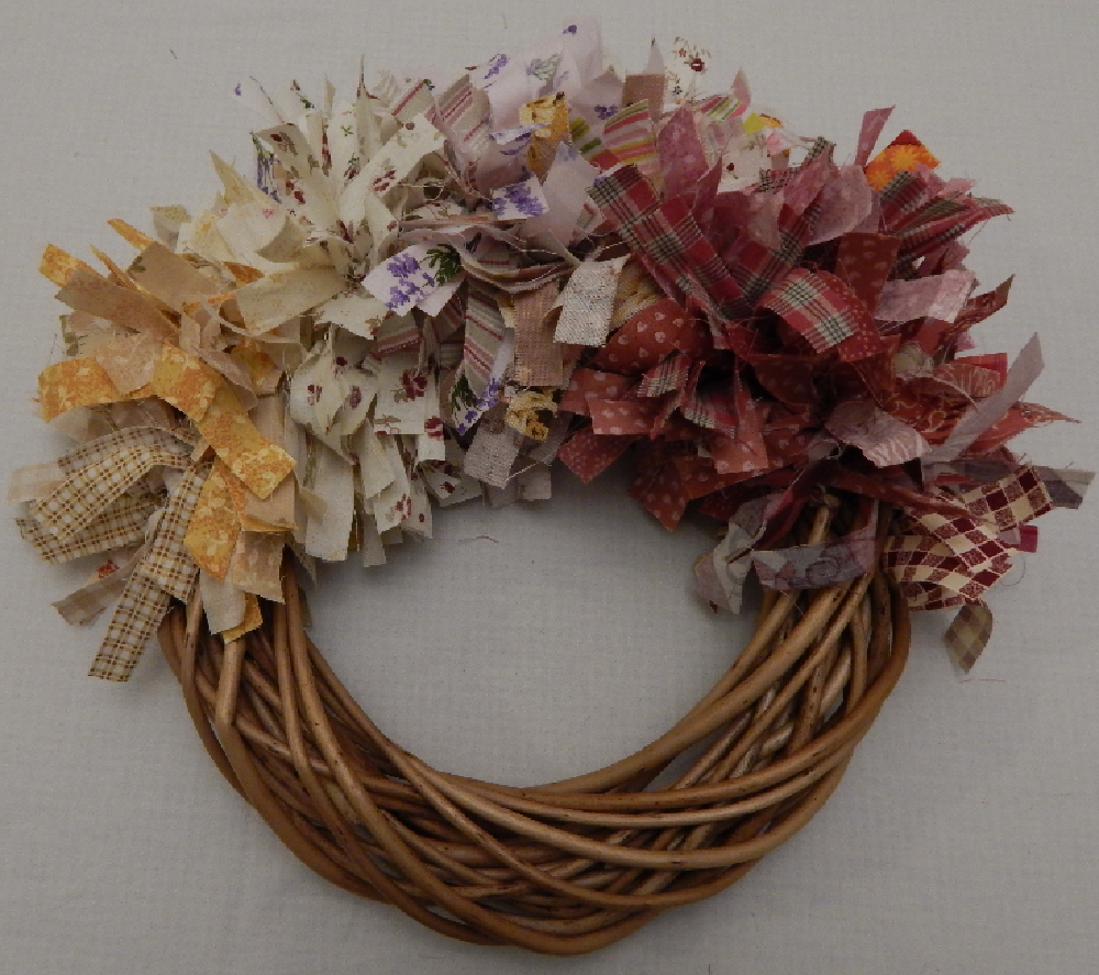 Tavaszi koszorú, amúgy textiles módra - Kertészkedj velem!