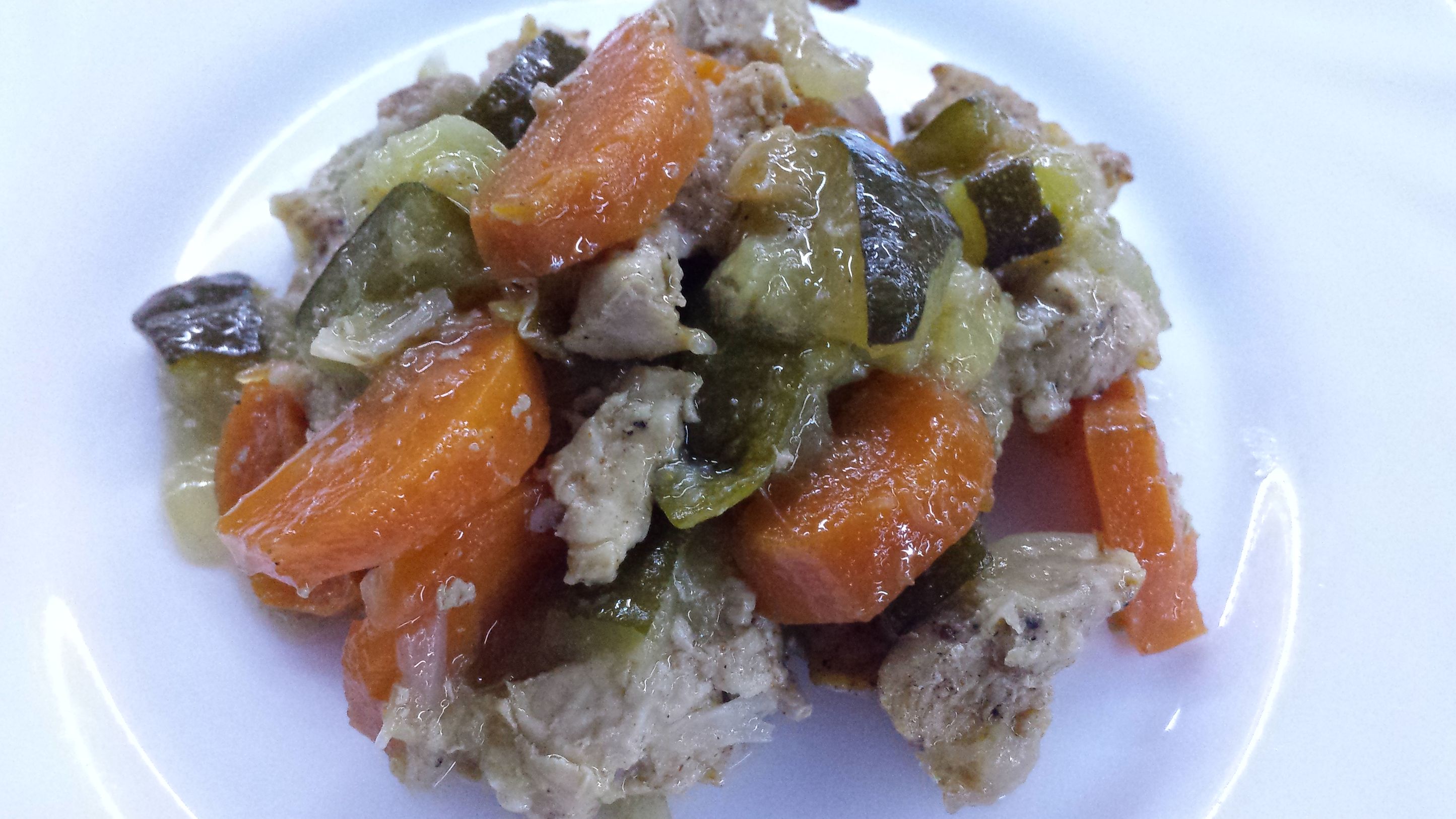 Könnyű zöldséges csirke - Kockalány konyhája