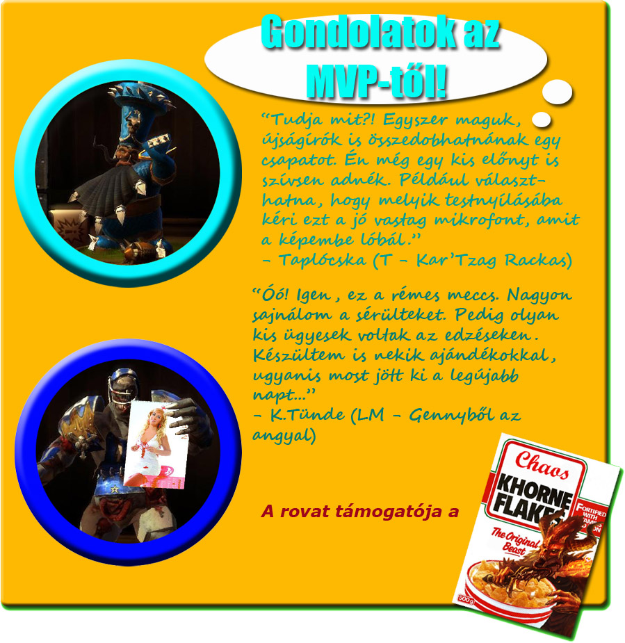 GEEK Bowl - Előszezon meccs jelentés - Pepe's Game Corner