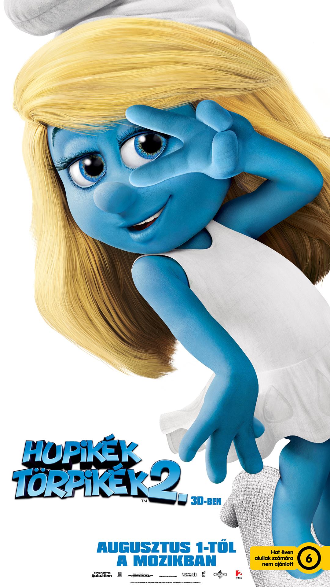 Hupikék törpikék 2 - 2. szinkronos előzetes (6E) és magyar poszter ...