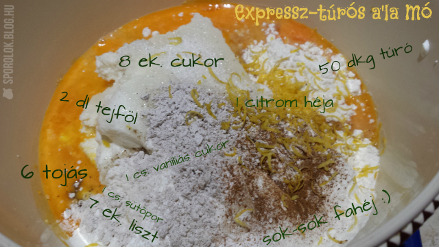 Expressz-túrós süti tesztelve! - 100,- Ft/szelet - 40 perc +fotó ...