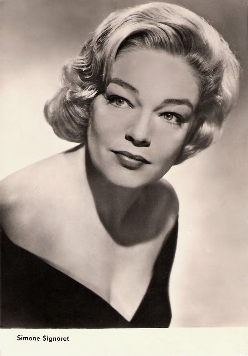 Simone Signoret - színésznő-vintage