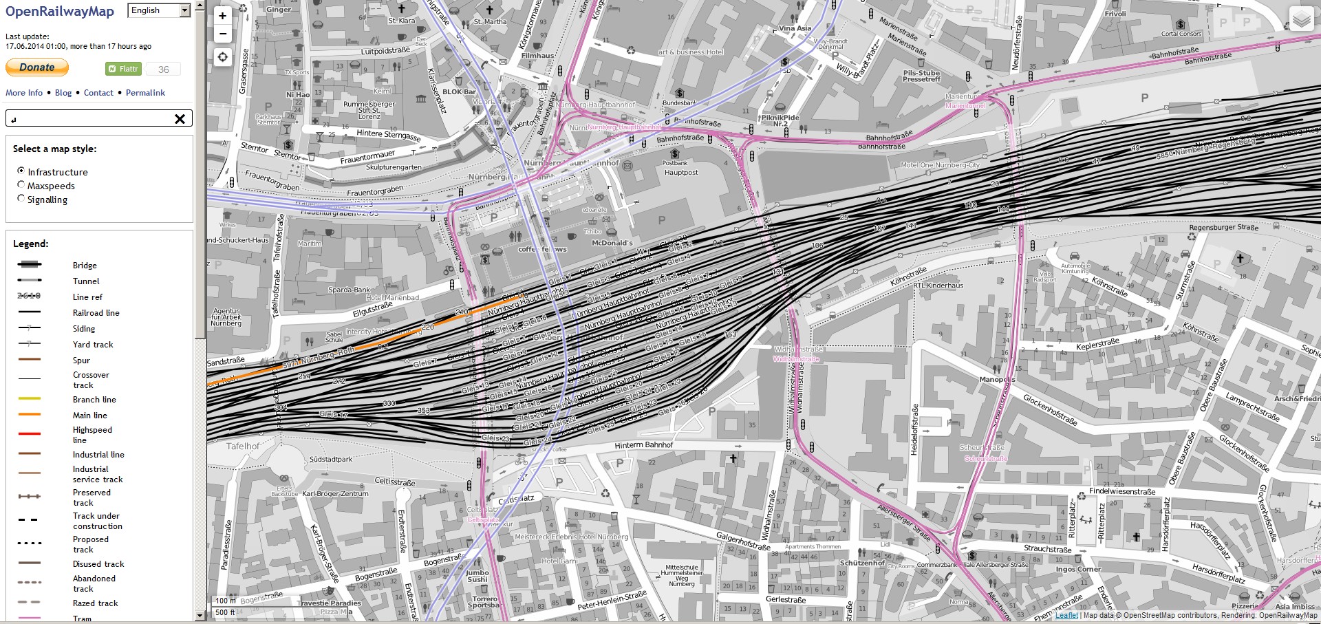 Az OpenRailwayMap - Vonattal? Természetesen!