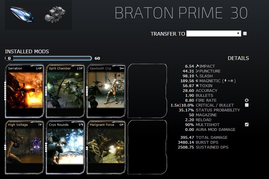 Braton Prime - Warframe